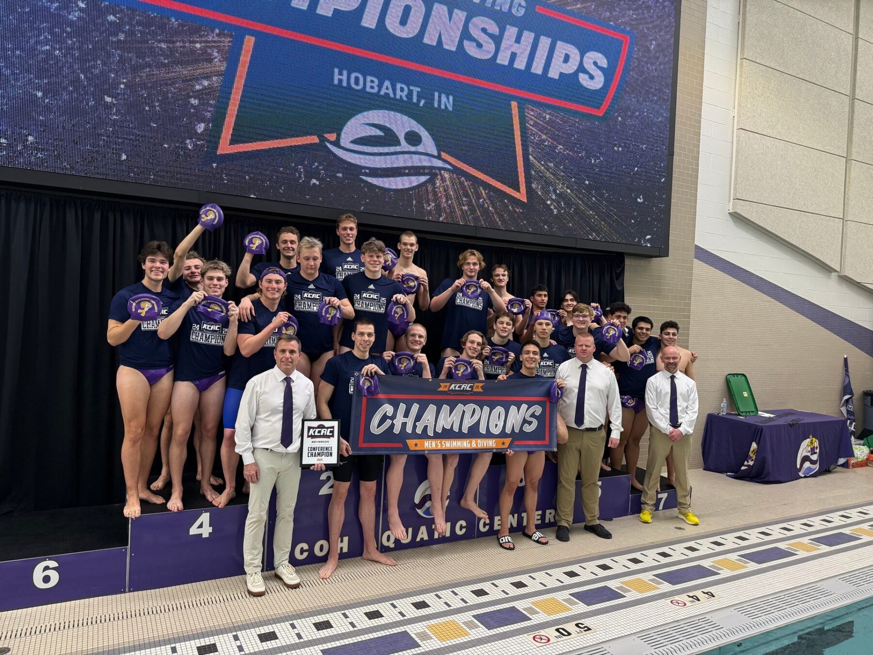 MEN FIRST, WOMEN RUNNER-UP AT 2025 KCAC SWIM & DIVE CHAMPIONSHIPS ...